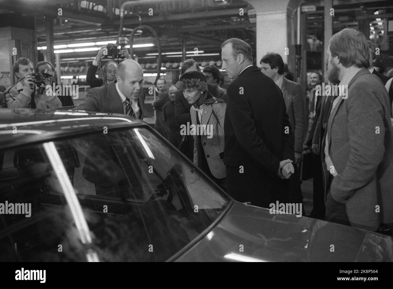 West Germany November 27, 1979. Crown Prince Harald and Crown Princess ...