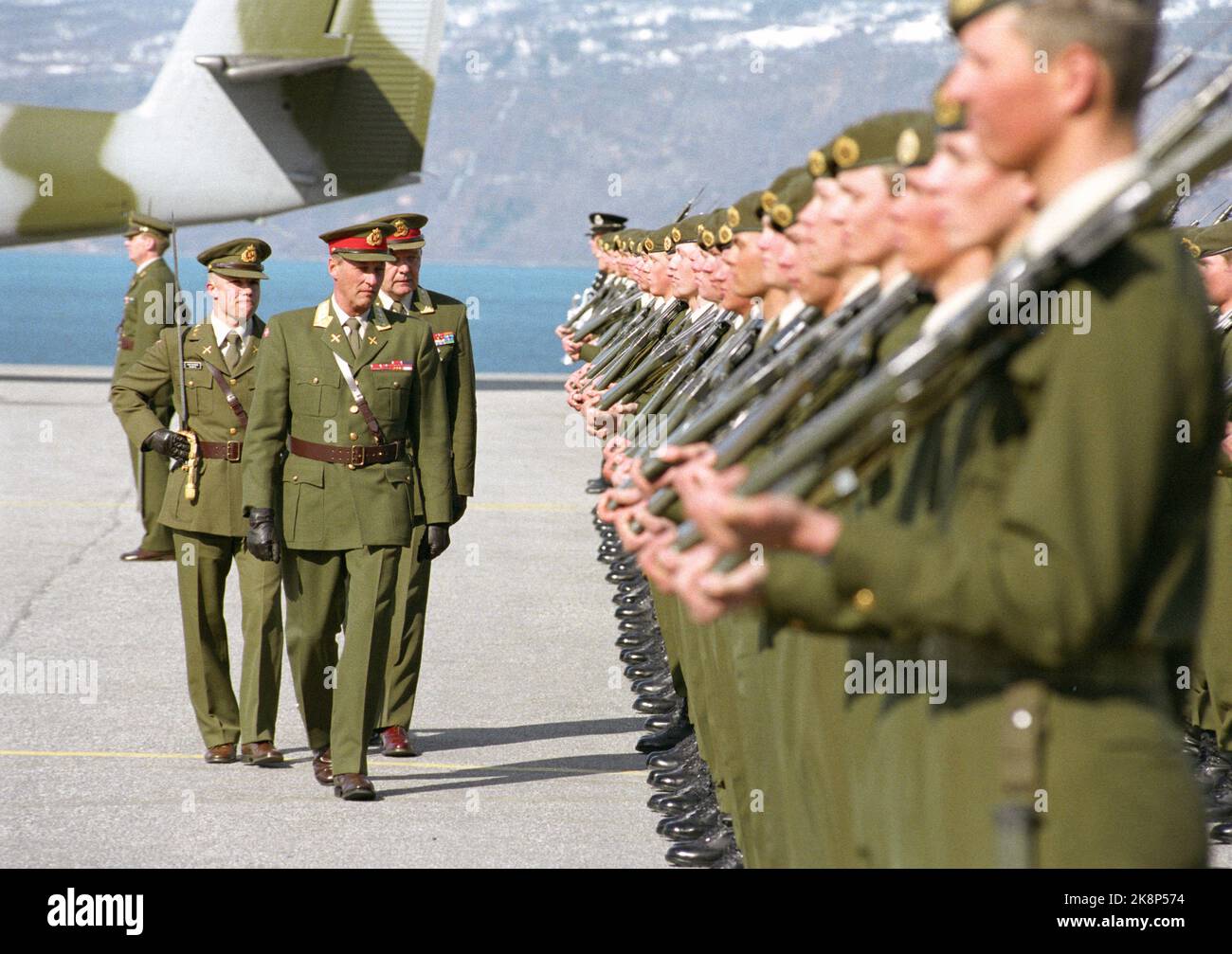 Narvik 19950510. The liberation anniversary, - 50 years ago the liberation after World War II ...