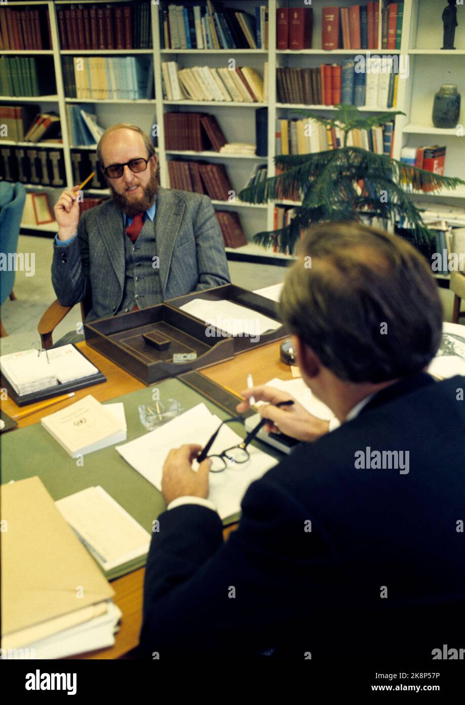 New York, New, USA 1972. NRK correspondent in New York, Tor Strand ...