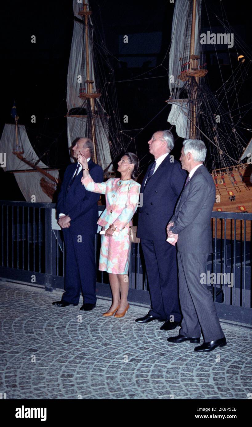 Here they visit the wasa museum in stockholm together with hi-res stock ...