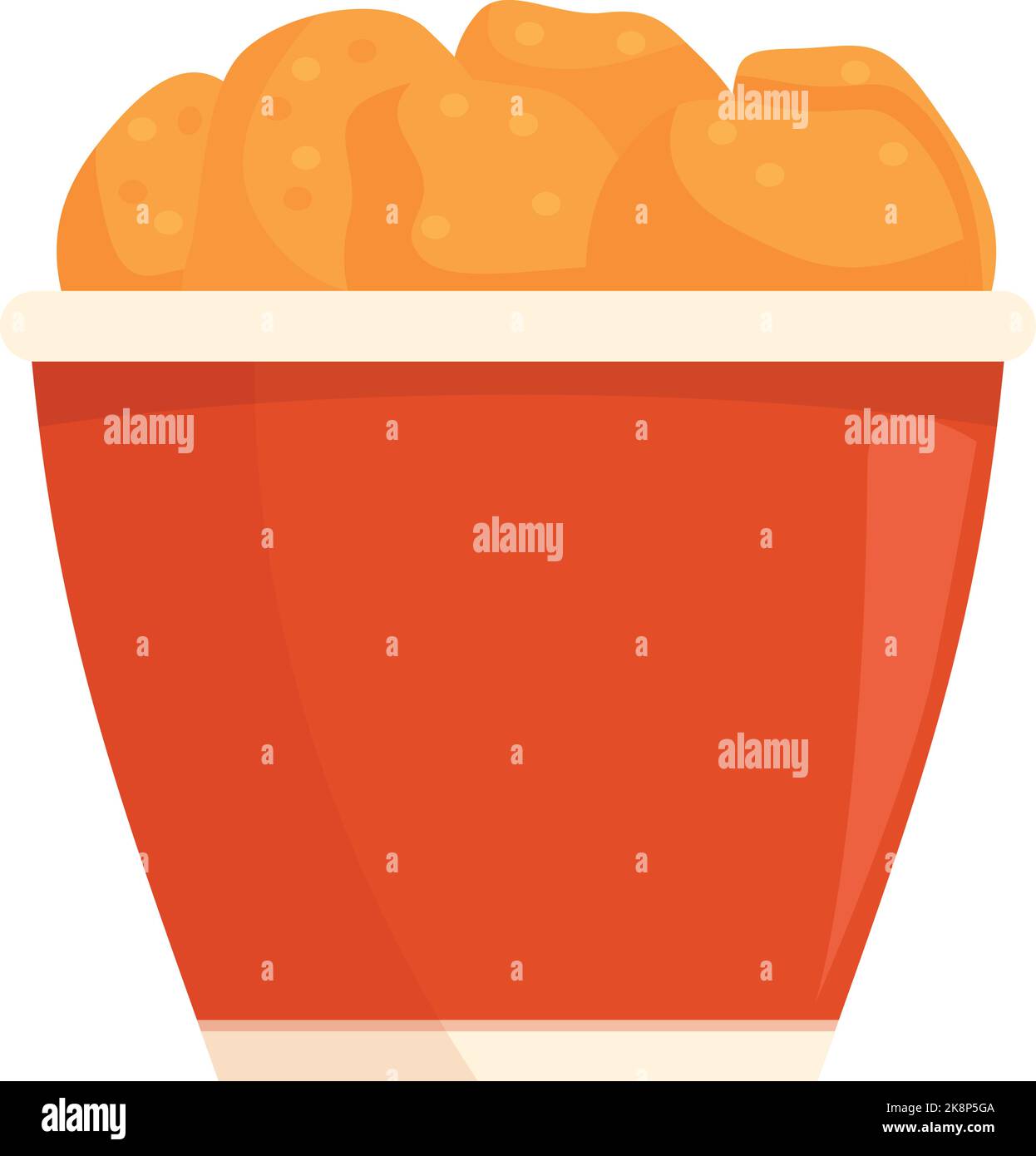 Chicken nuggets box Stock Vector Images - Alamy