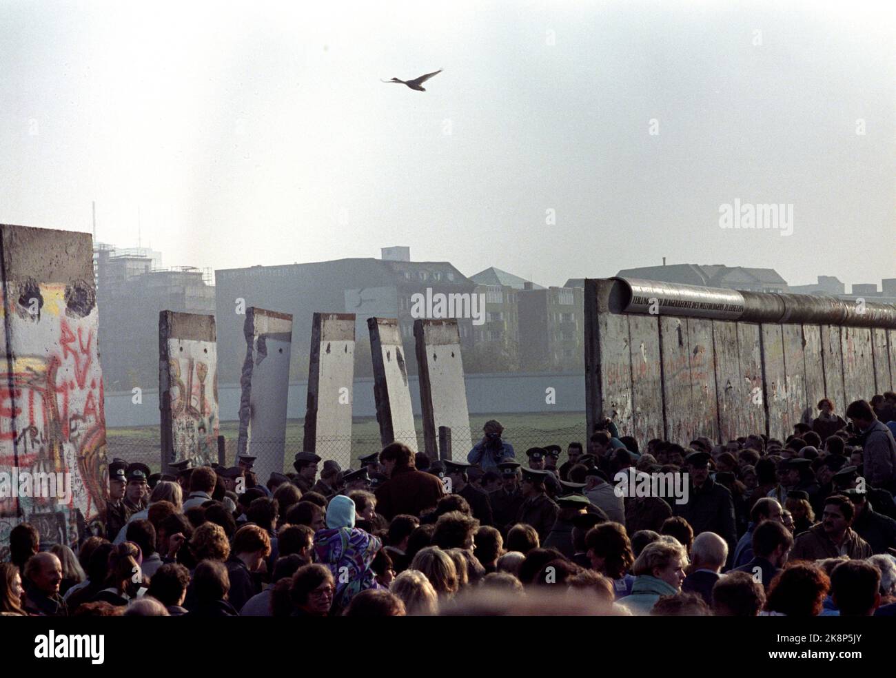 Berlin 19891112: Fall of the Berlin Wall. The wall opens in Berlin in ...