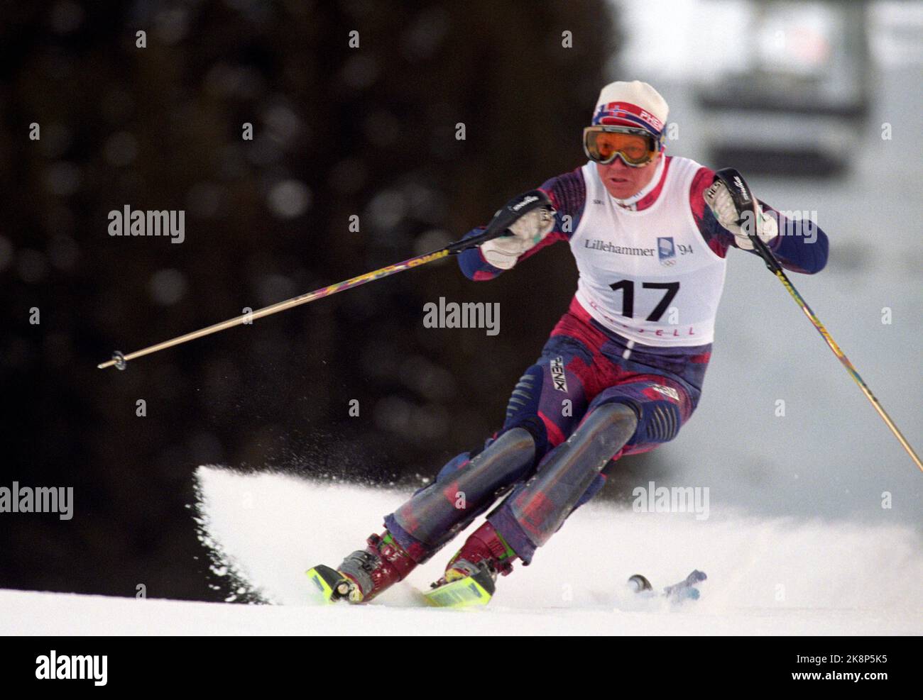 Hafjell 19940225. Winter Olympics at Lillehammer. Alpine. The ...