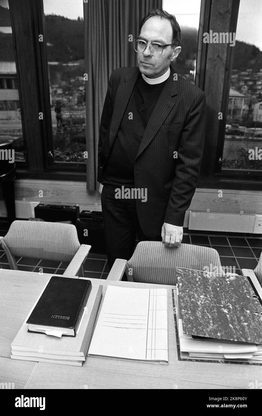 Bergen November 21, 1988. Per Kørner. The trial against the parish ...