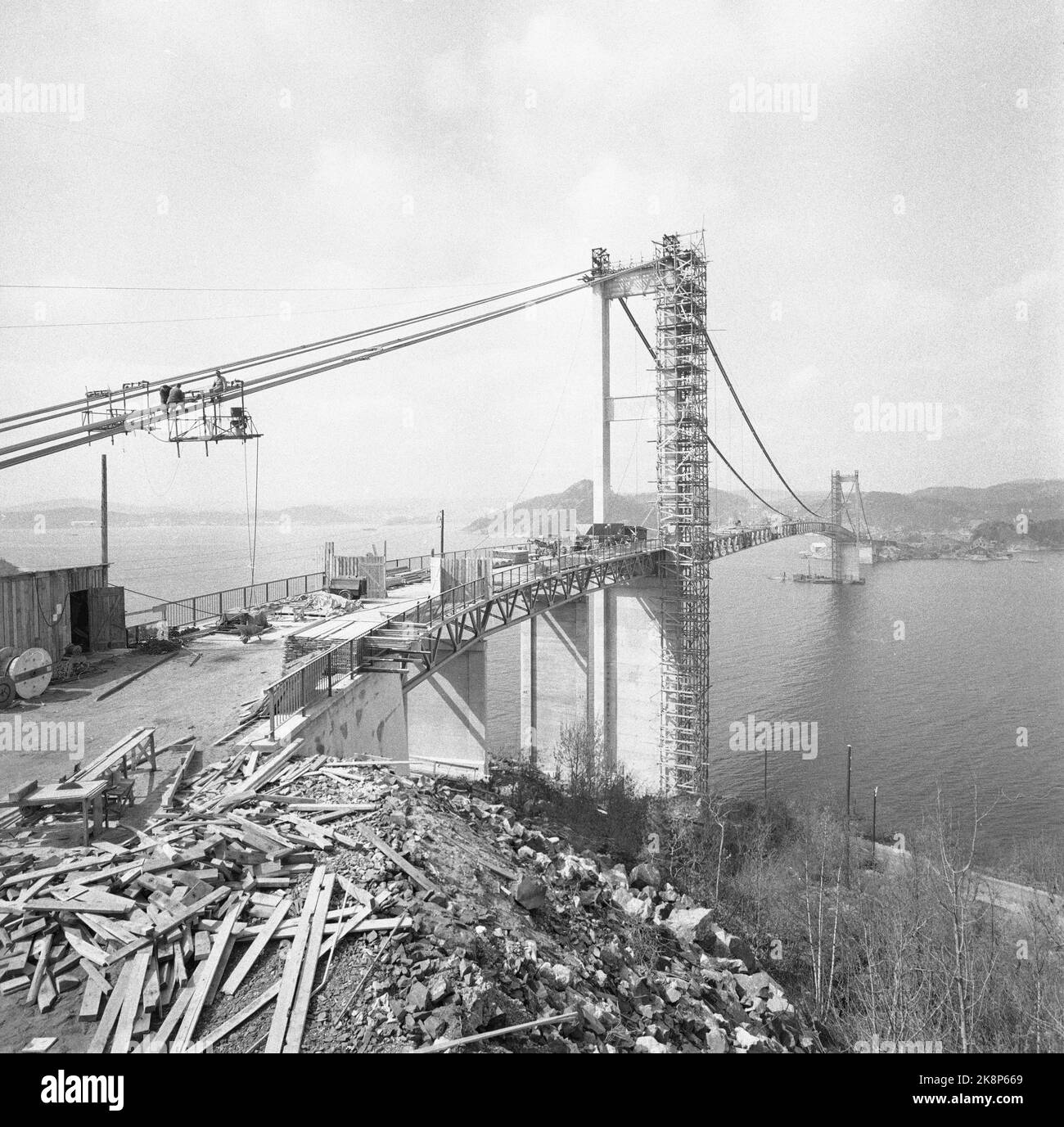 Kristiansand 19560609 The largest in Northern Europe The construction ...