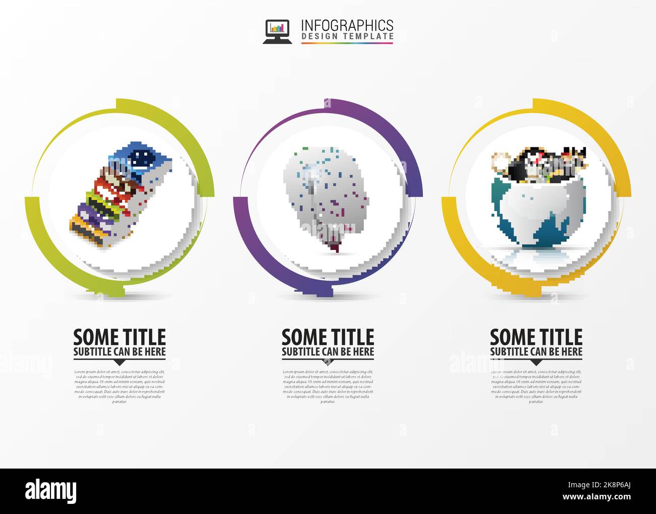 Circle infographic. Template for diagram. Vector illustration Stock ...