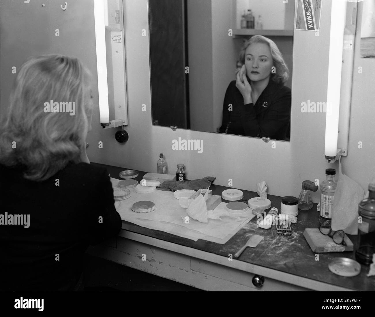 Jar, Bærum 19531125 Recording the movie "Witchenets" in the Norwegian ...