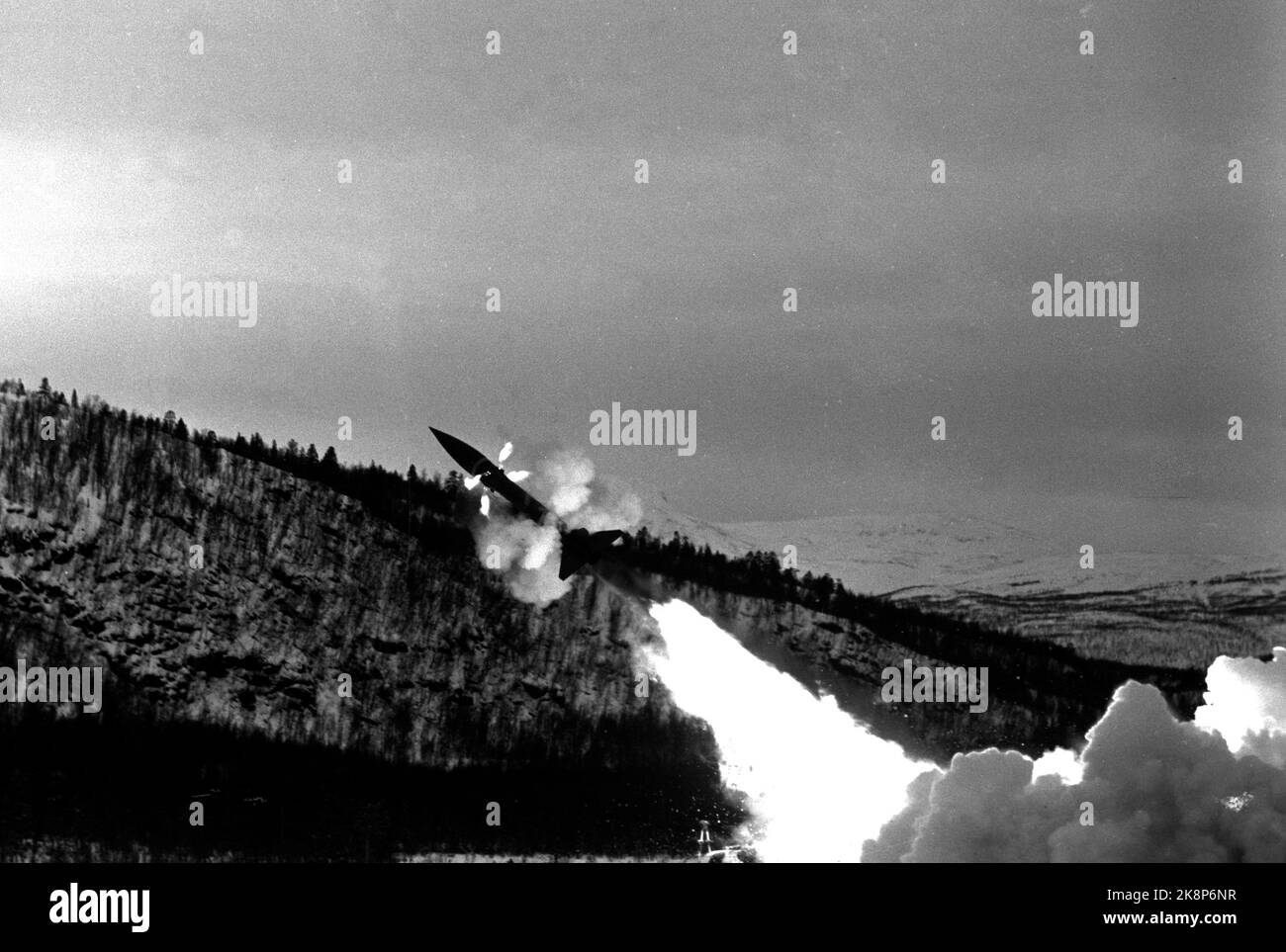 Setermoen; Bardu 19610215 The Rocket Battalion in Brigade Nord has a ...