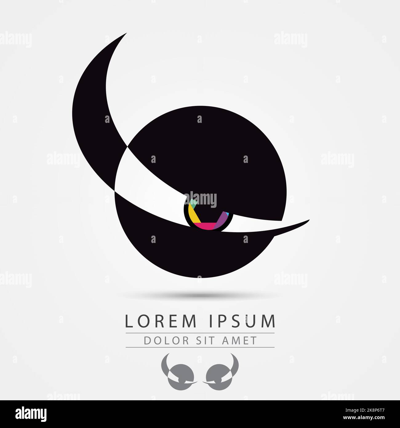 Photographer symbol. Evil eye. Vector illustration Stock Vector Image ...