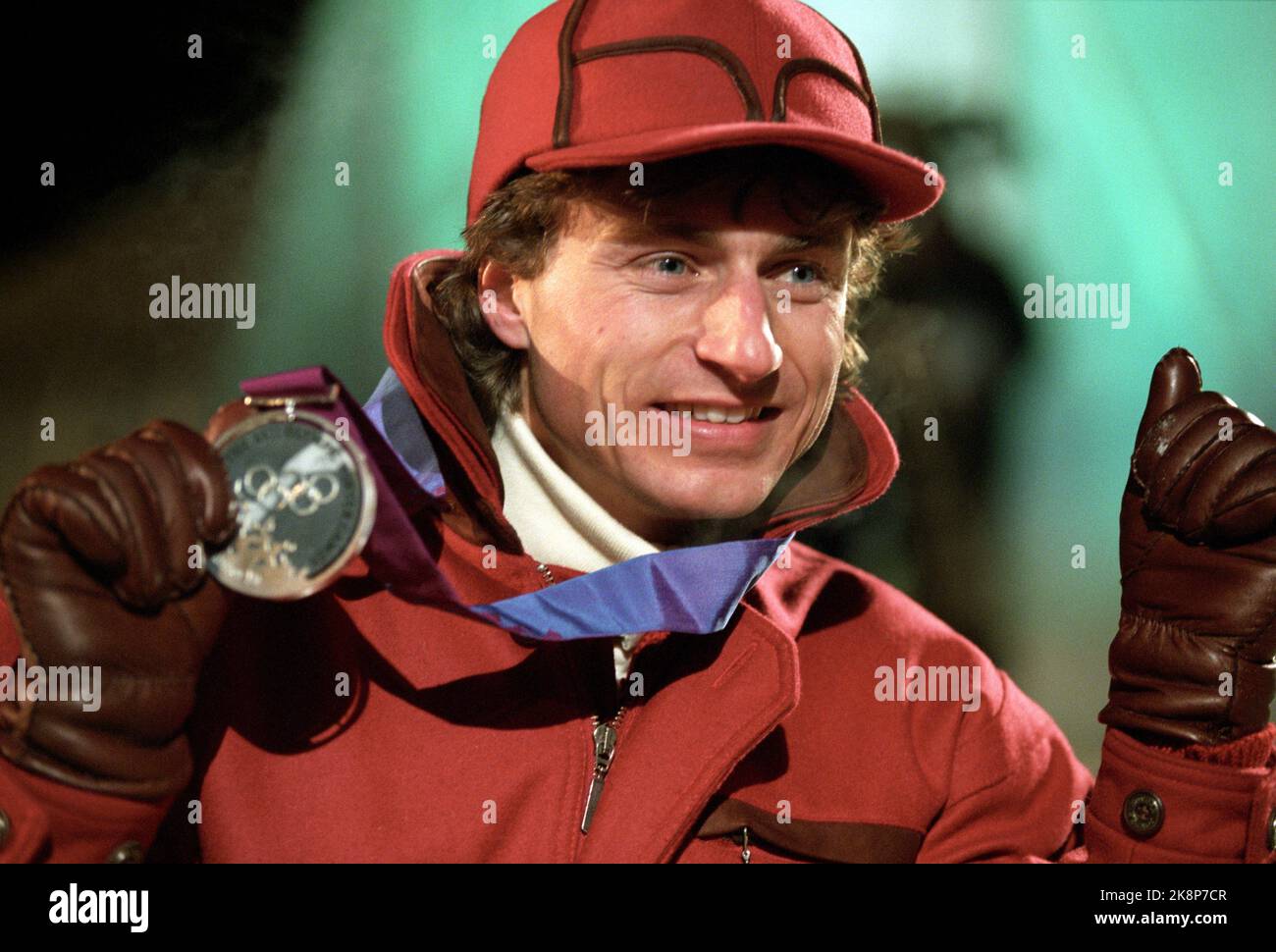 Gunnar lier ntb prize happiness medals olympics ski jump alone hi-res ...