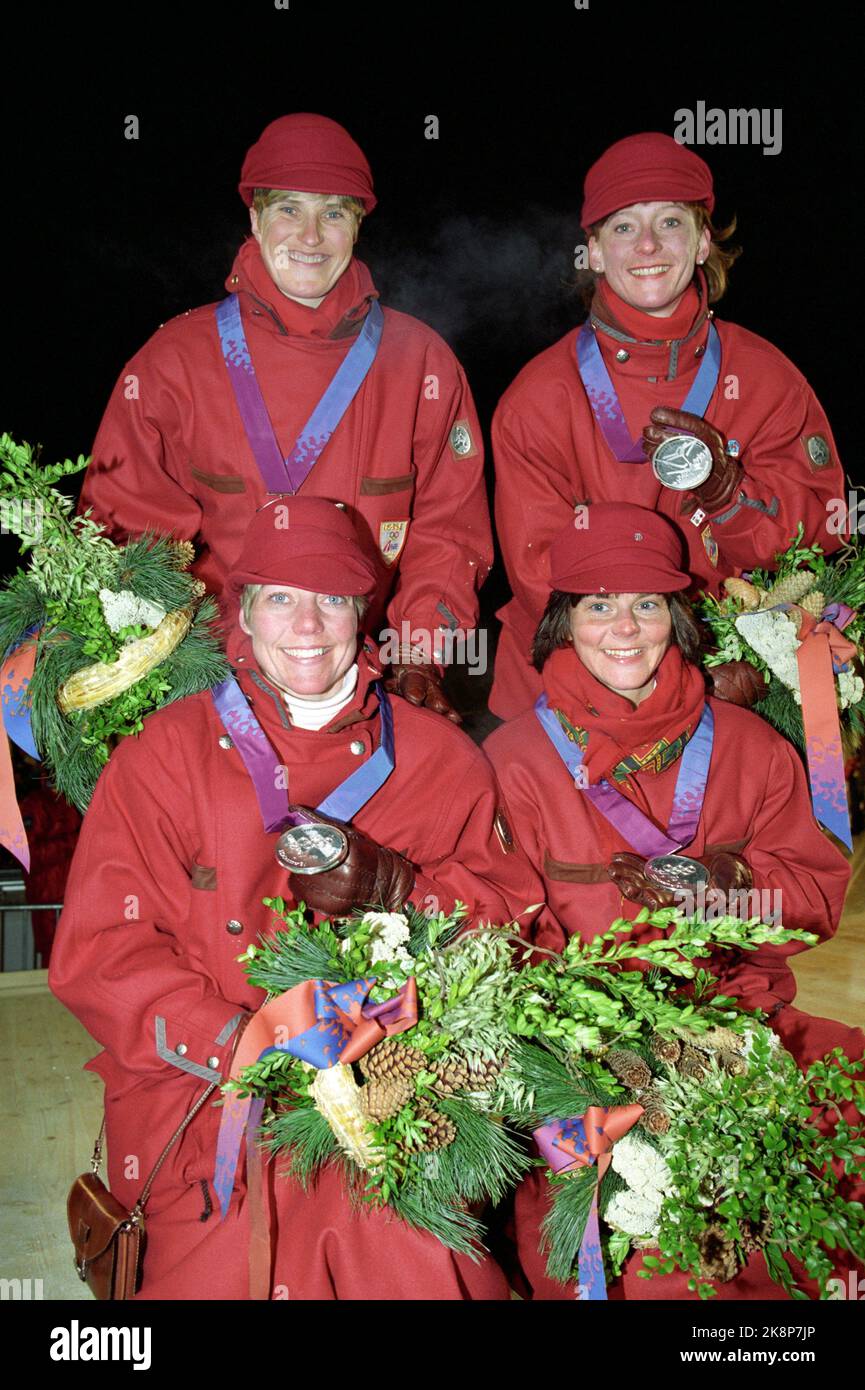 Lillehammer 19940221 relay hi-res stock photography and images - Alamy