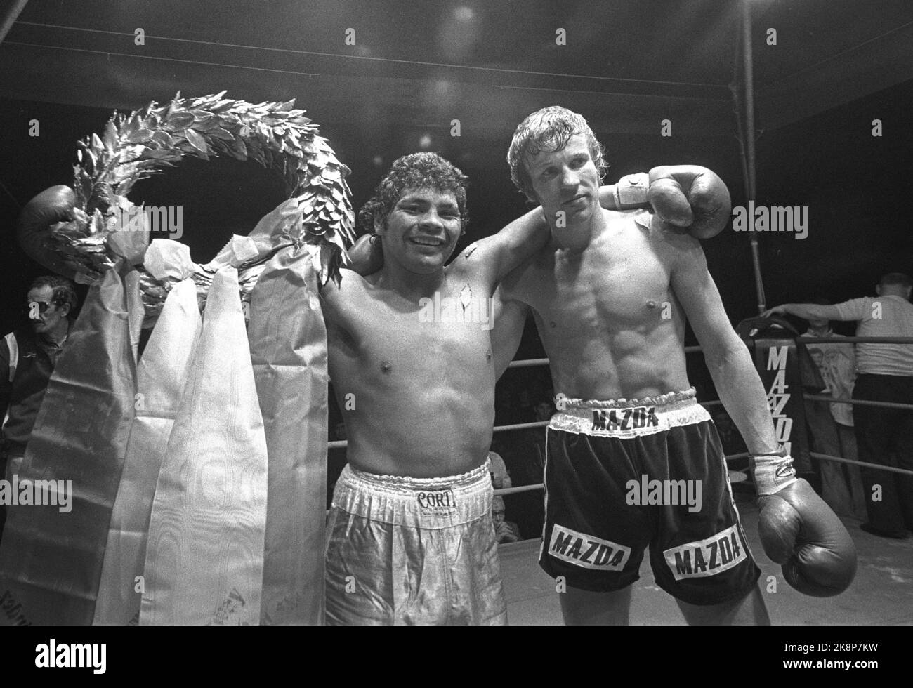 Oslo 19760329. Boxer Harald Skog lost at Knock Out. Norwegian ...
