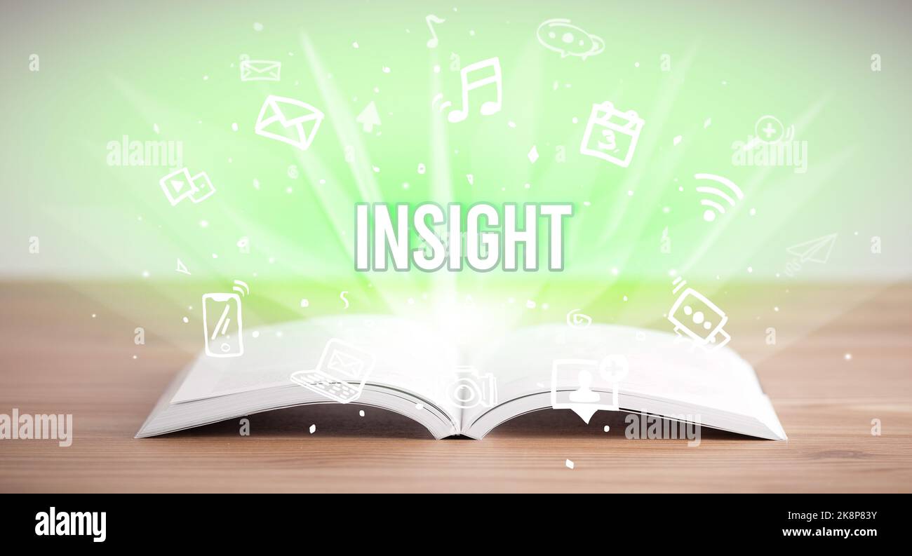 open book with business inscription Stock Photo - Alamy