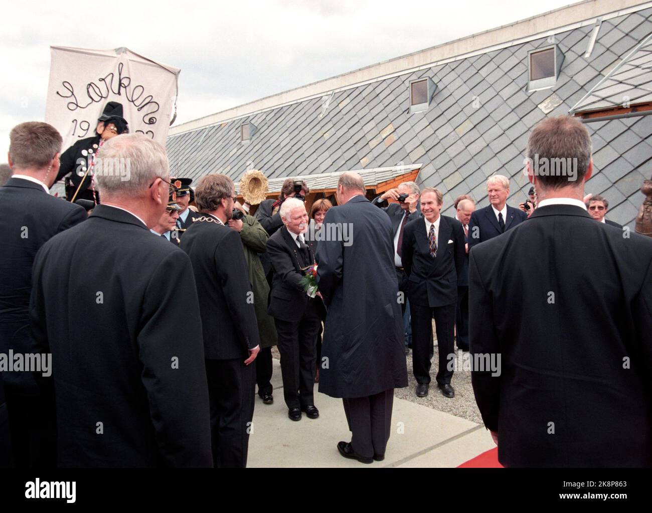 Alvdal. Opening of the Aukrustsenteret in Alvdal. King Harald is ...