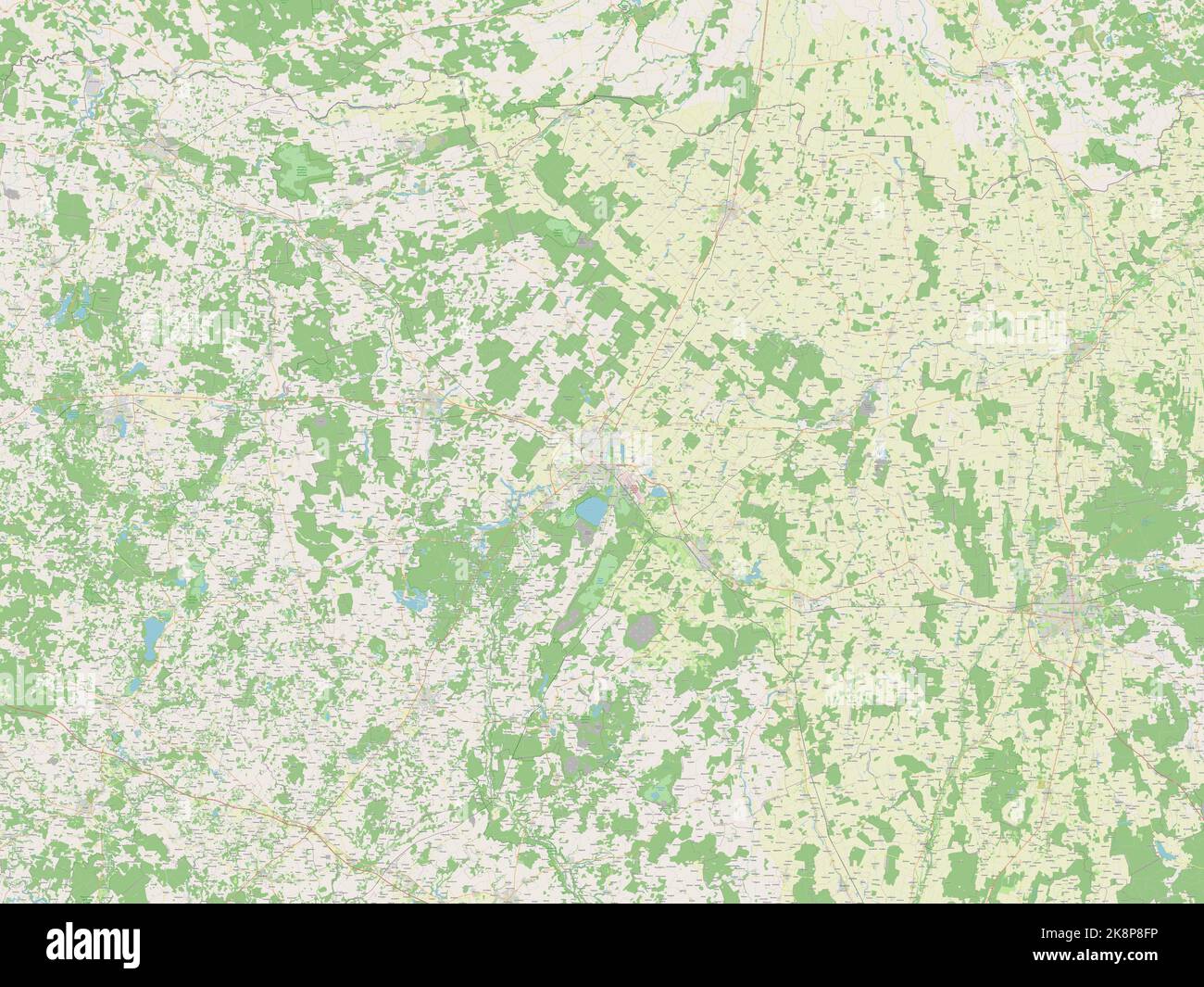 Siauliai outline map hi-res stock photography and images - Alamy