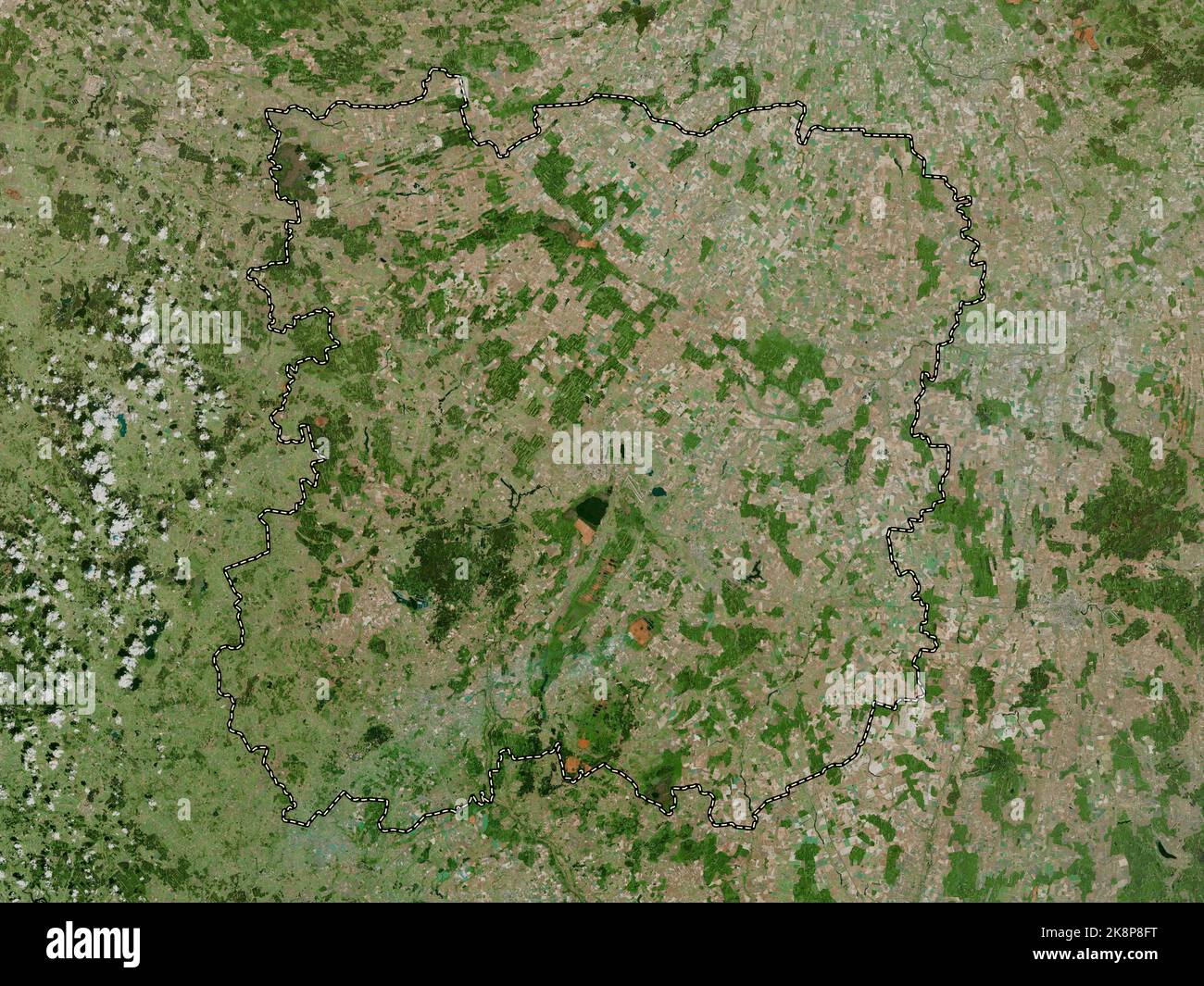 Siauliai, county of Lithuania. High resolution satellite map Stock Photo - Alamy