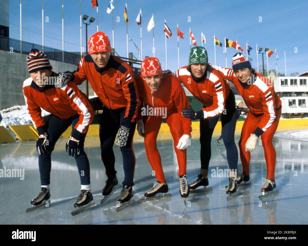 Lake Placid, N.Y., USA, 198002: Olympic Lake Placid 1980. The picture ...