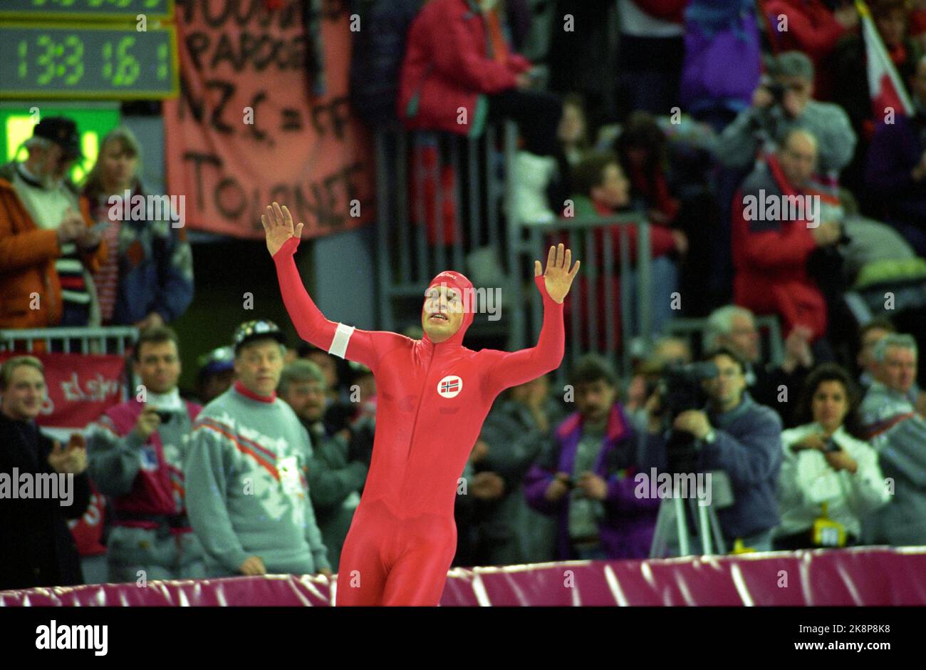 Hamar 19940220 Winter Olympics at Lillehammer. Johann Olav Koss ...