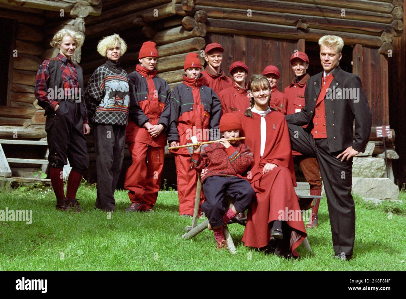 Oslo 19930903: The Norwegian Olympic attire for the Lillehammer ...