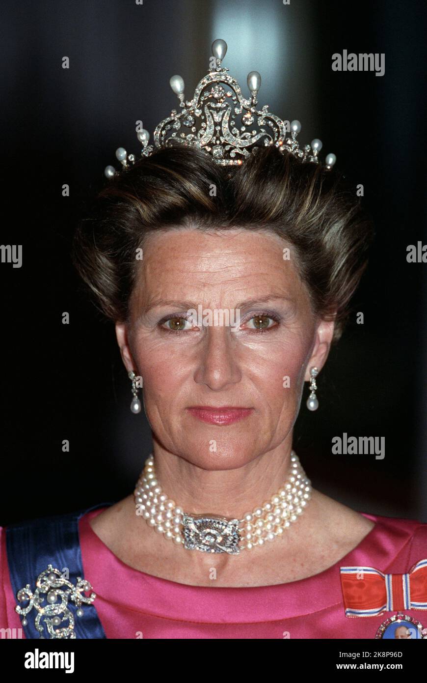 Finland. Helsinki March 23, 1993. The royal couple is on an official ...