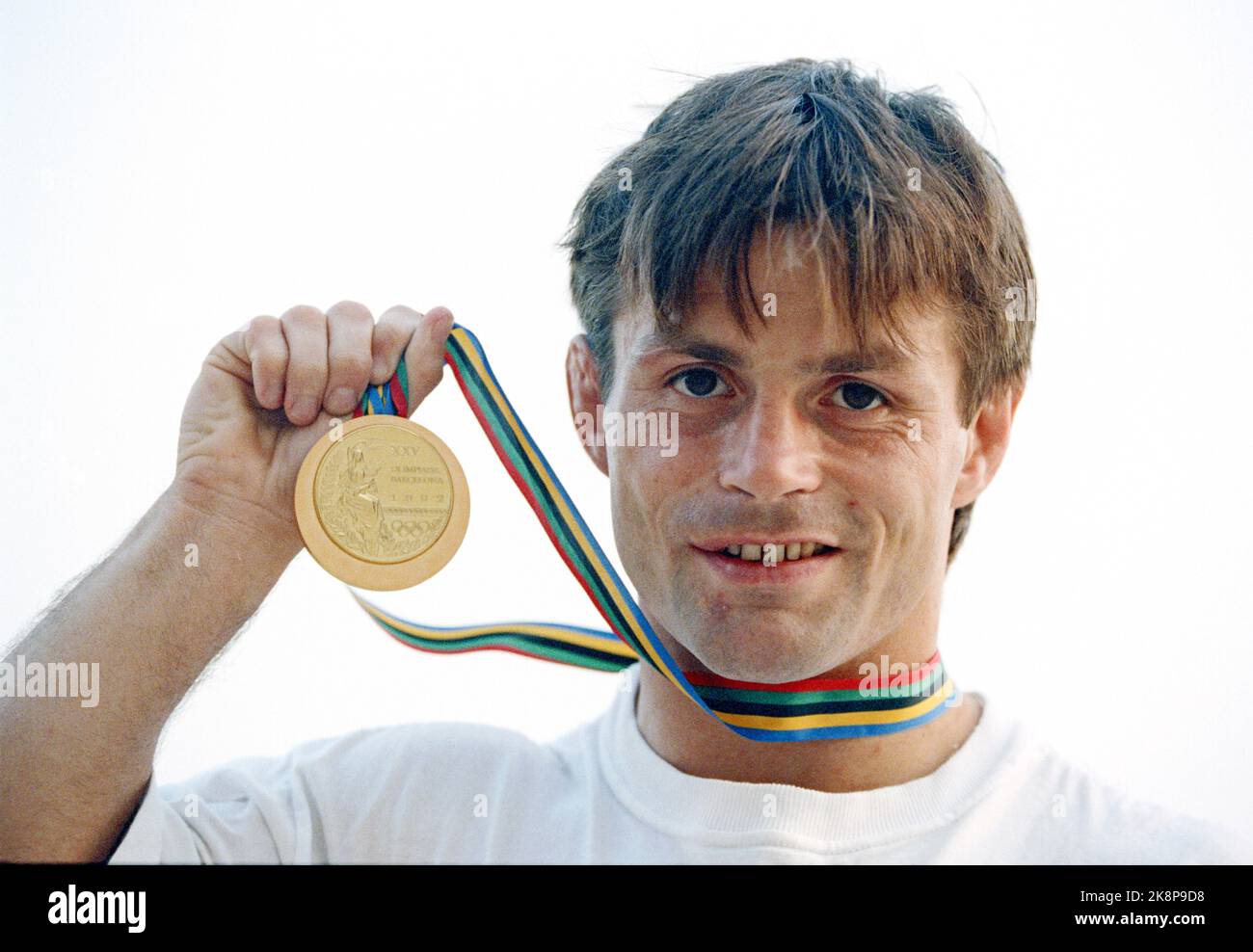 Barcelona 19920728. The Summer Olympics in Barcelona. Wrestling. Jon ...