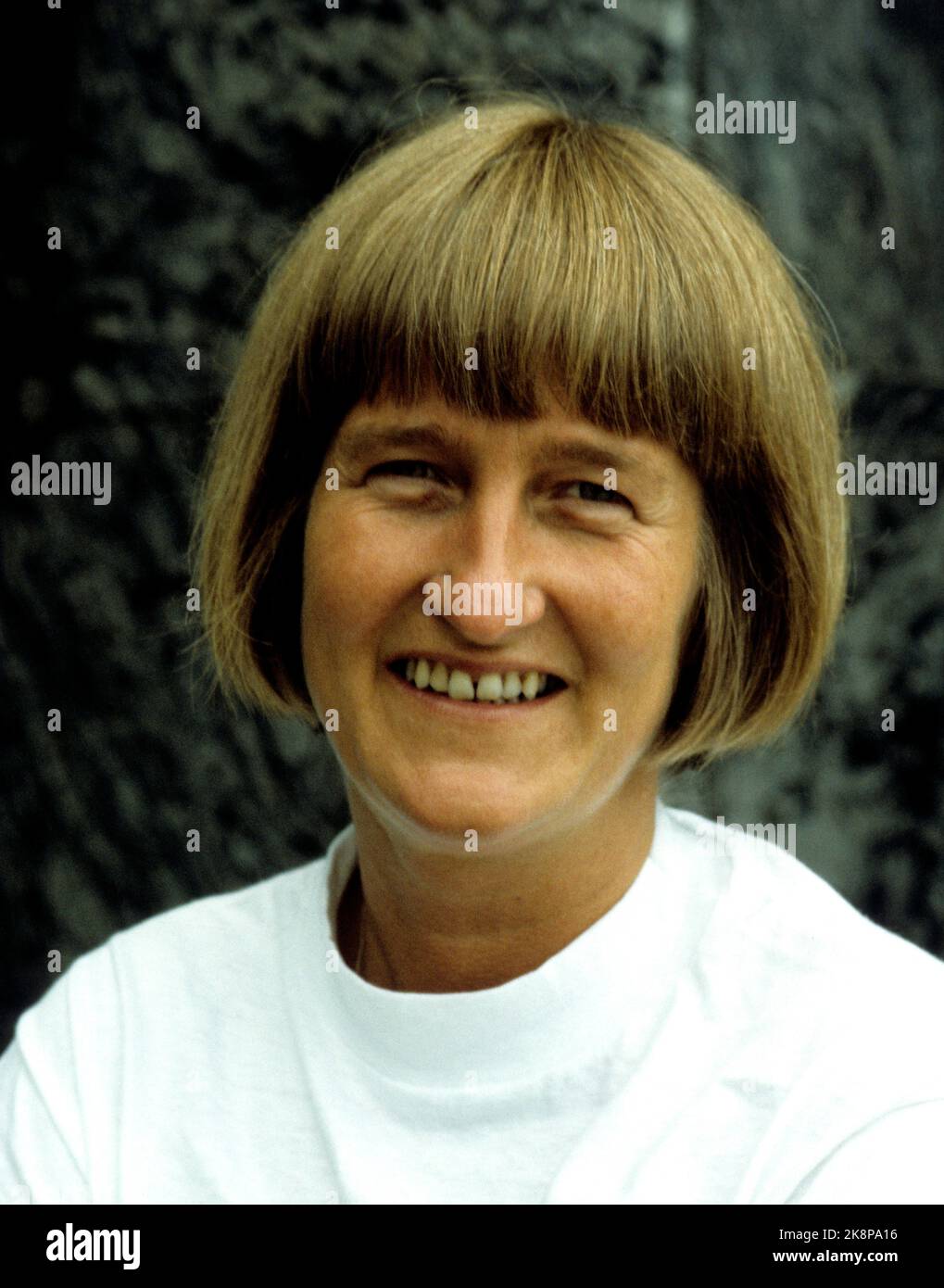 Oslo 19840723 program secretary in nrk hi-res stock photography and ...