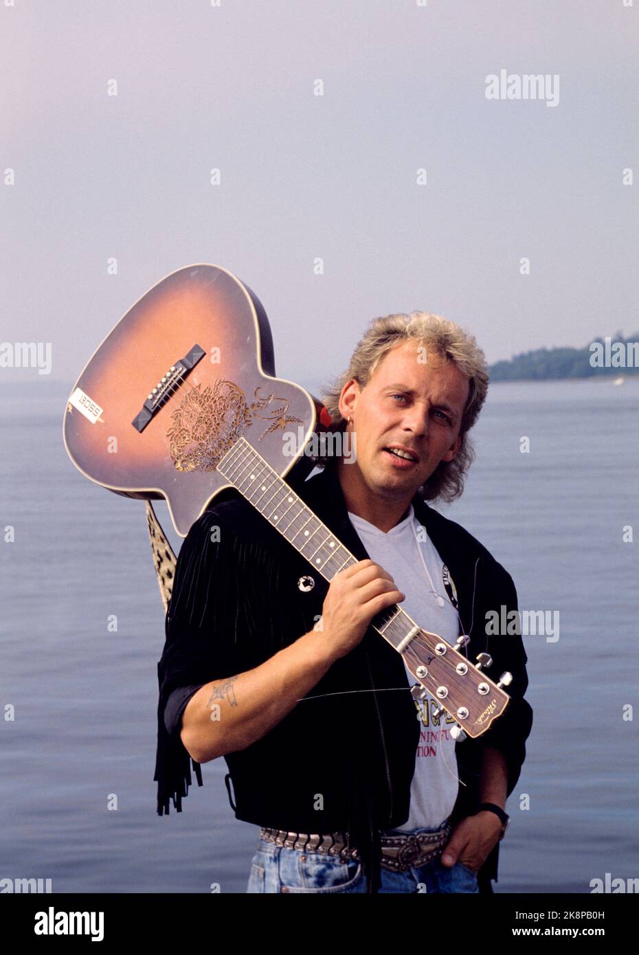 Artist rune rudberg with guitar photo hi-res stock photography and ...