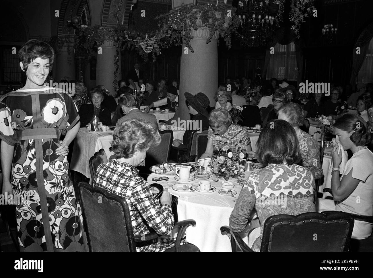 Oslo September 30, 1972. Mannequin show at Hotel Bristol. Here is a ...