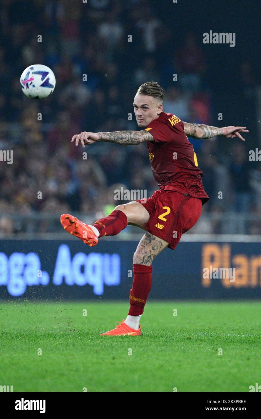 Rick Karsdorp (AS Roma) during the Italian Football Championship League ...