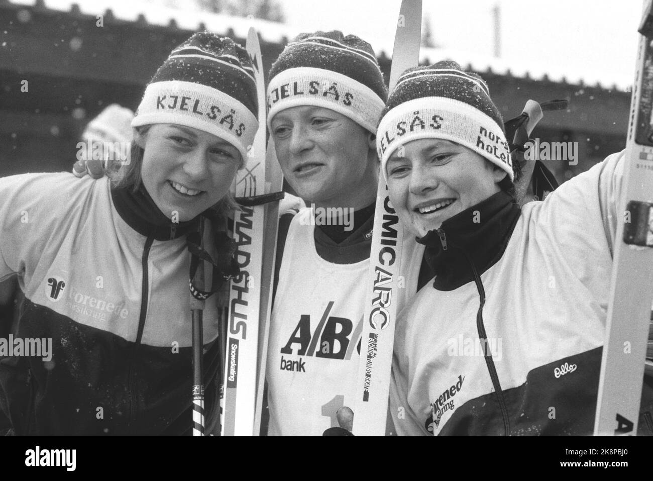 Trude dybendahl and nina skeime photo Black and White Stock Photos ...