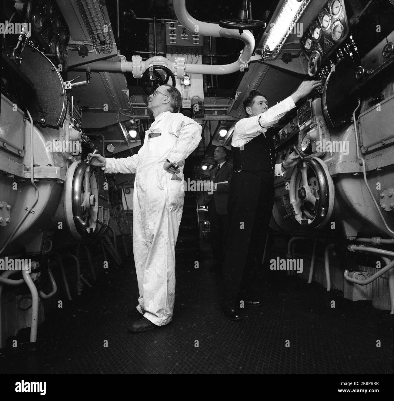 Newcastle, England May 1956. The Norwegian American new flagship MS ...