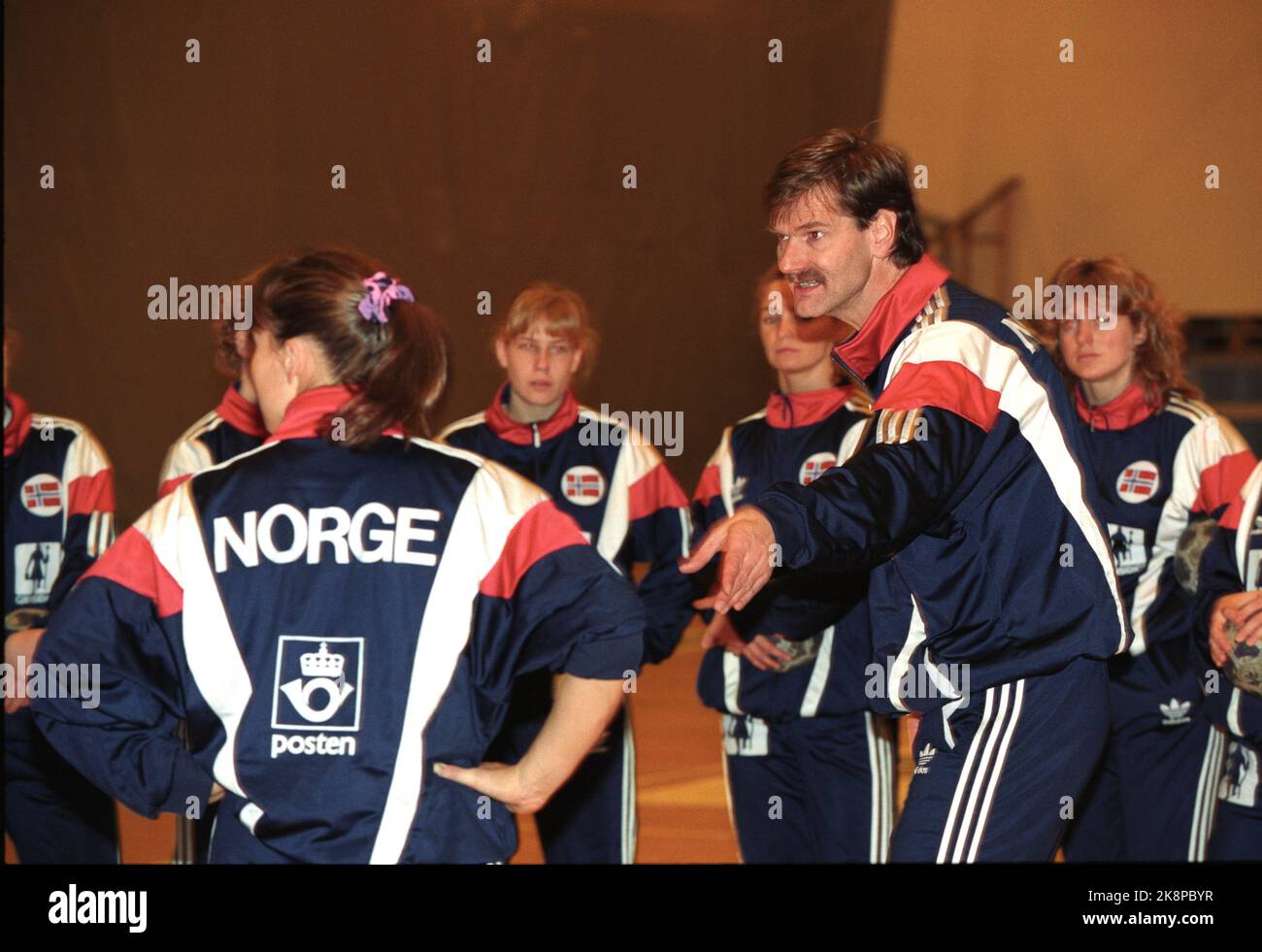 Oslo October 1993: Norway's national team coach Sven Tore Jacobsen in ...