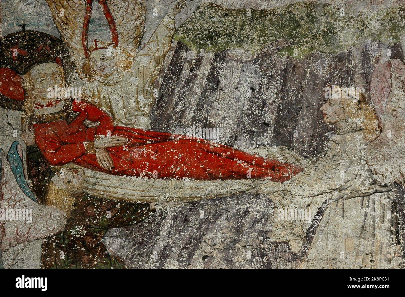 Smiling angel pointing upward hi-res stock photography and images - Alamy