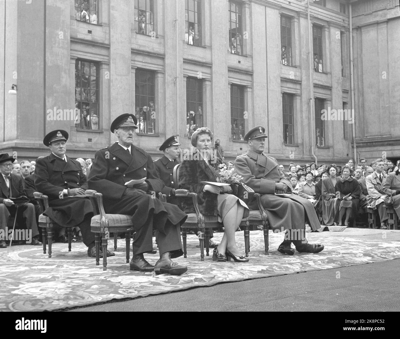 Oslo 19550508. The 10th anniversary of the liberation of Norway. The ...