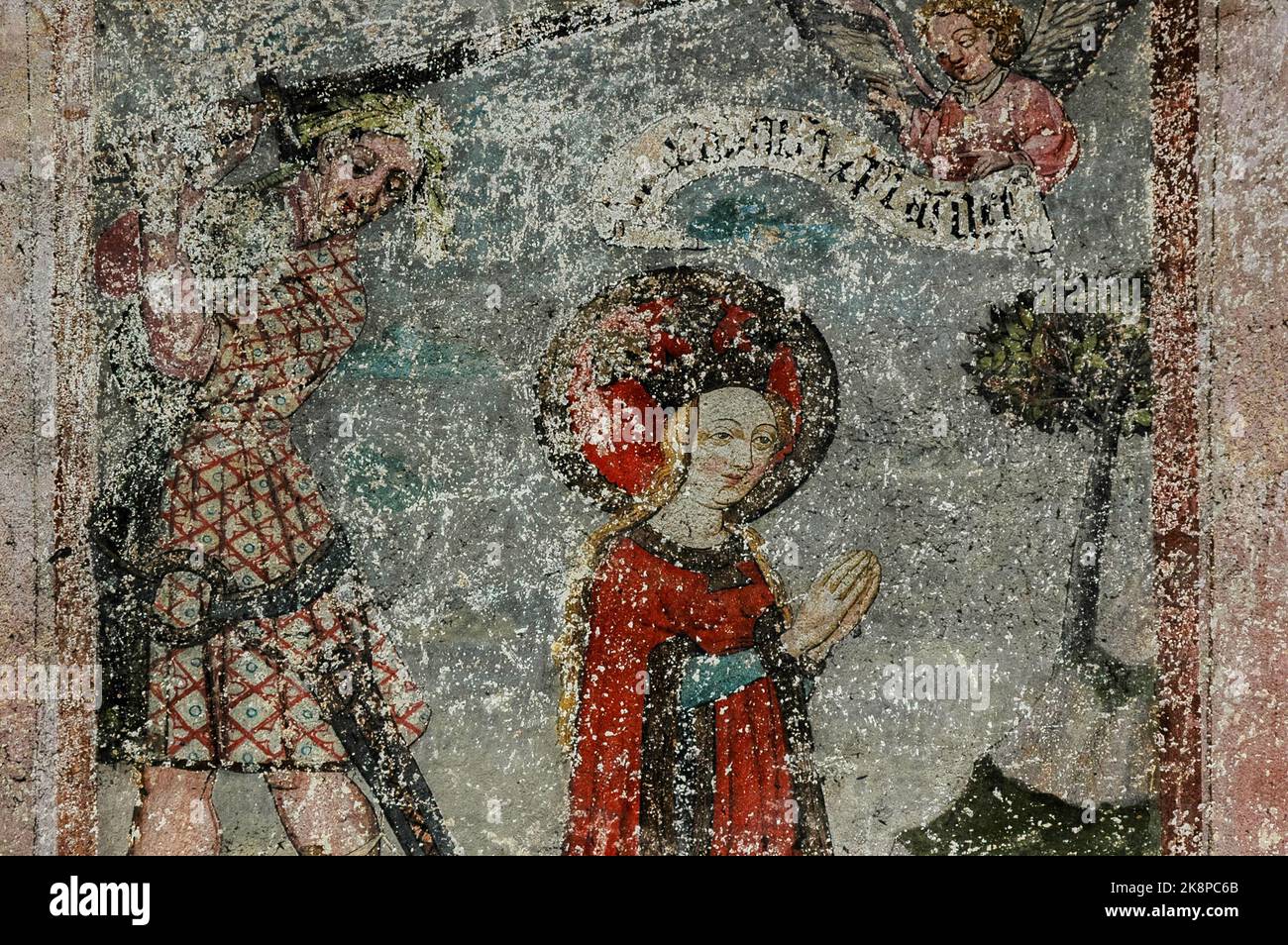 Medieval cult of st catherine hi-res stock photography and images - Alamy