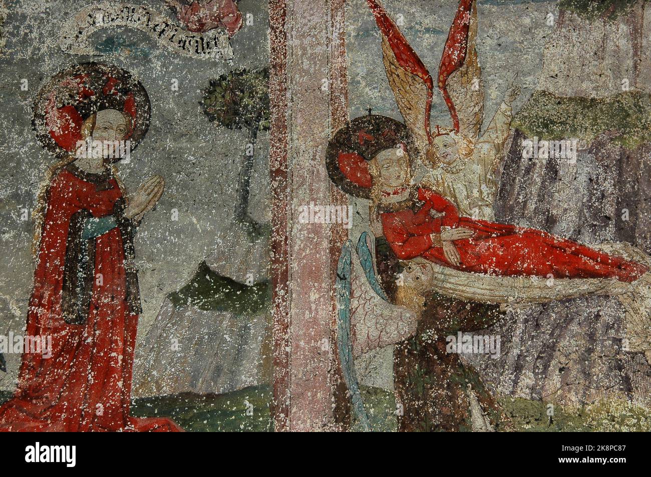 Two angels kneeling hi-res stock photography and images - Alamy