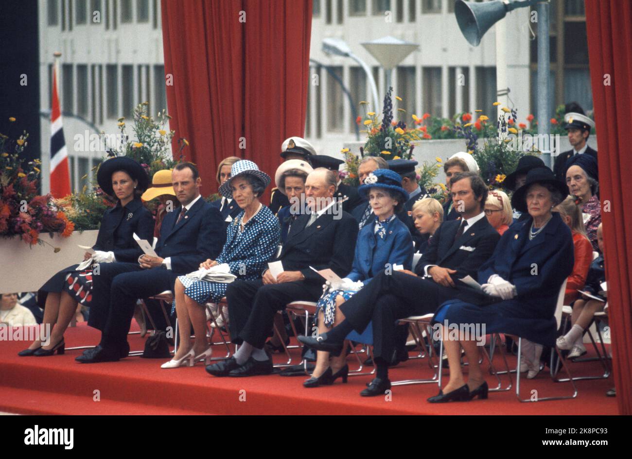 Oslo 19720803. King Haakon's VII 100th anniversary. From the solemnity ...