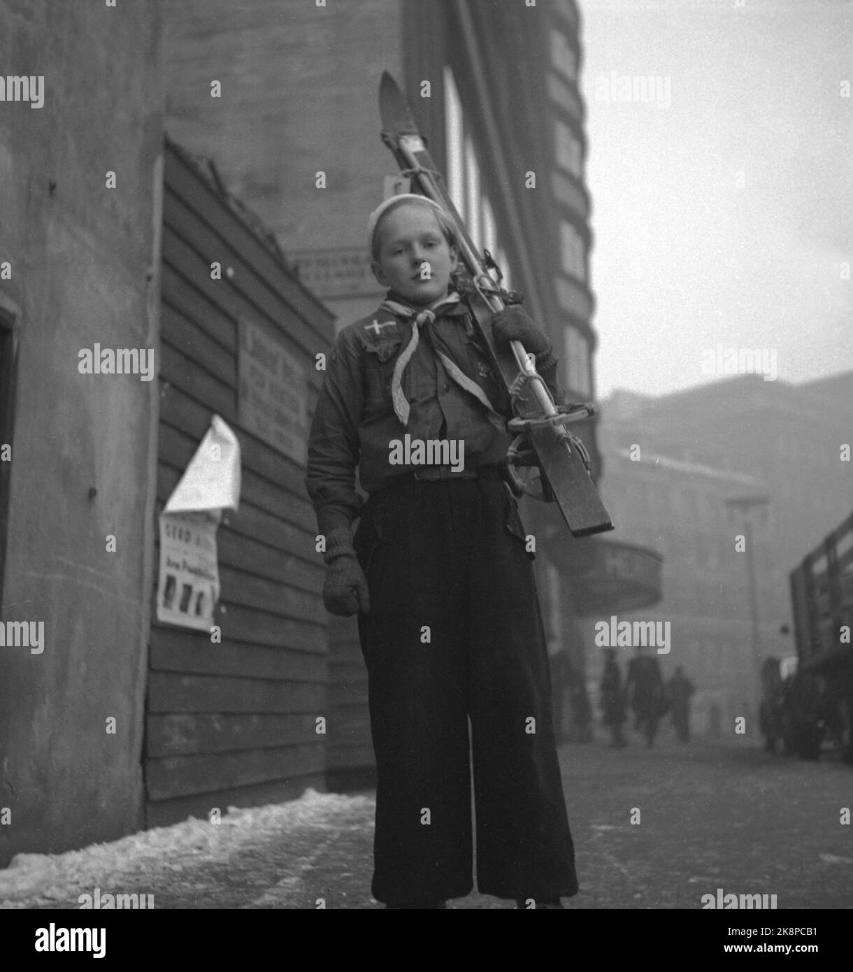 Oslo 19470103 The year 1947 went in with strict cold, but that did not ...