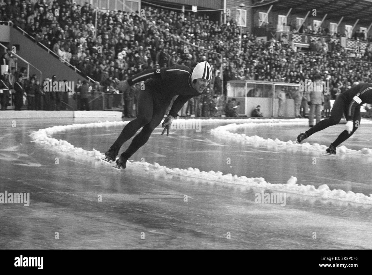 Oslo February 9, 1975. World Championships at Bislett Stadium. Jan Egil ...