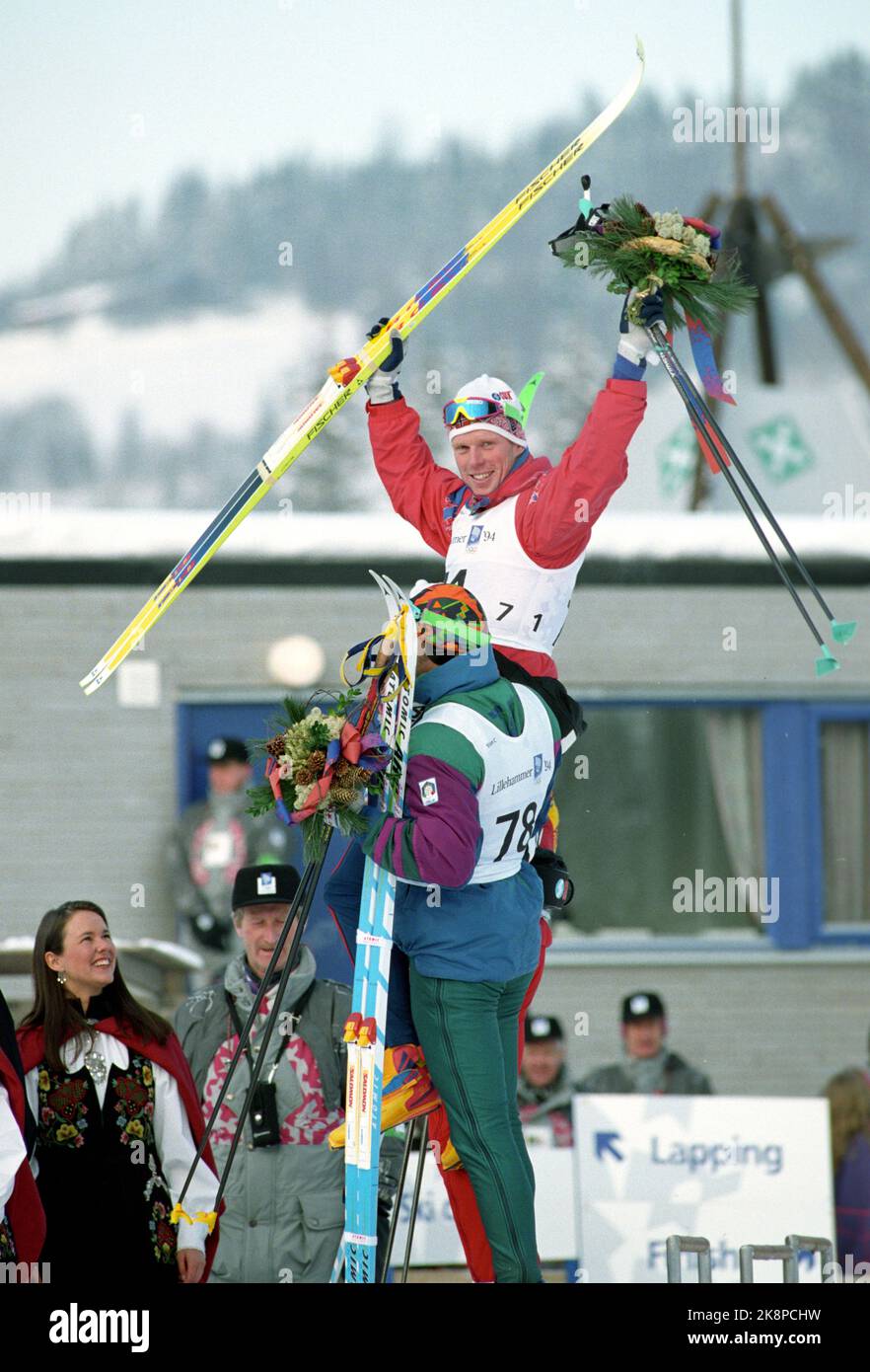 Lillehammer 19940217 Winter Olympics at Lillehammer. 10 km classic ...