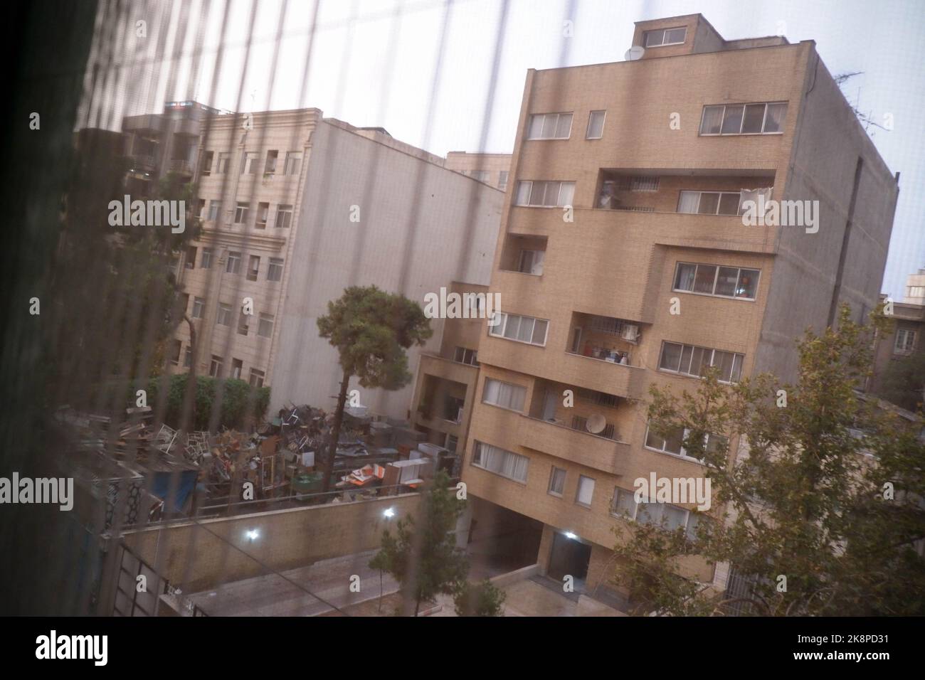Tehran, Tehran, Iran. 23rd Oct, 2022. A view of residential buildings ...