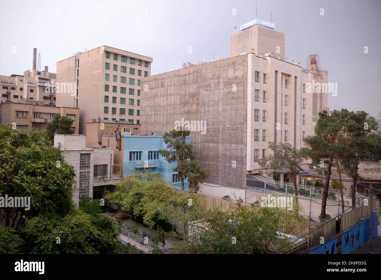 Tehran, Tehran, Iran. 23rd Oct, 2022. A view of residential buildings ...