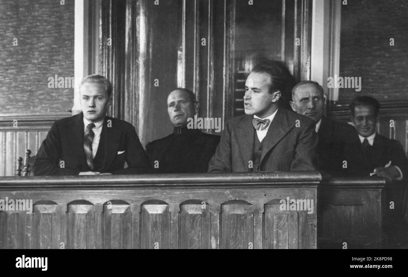 Kristiansand 1933. "The camera murder" in Kristiansand. Gunvald Natvig ...