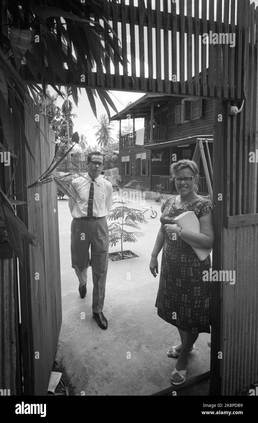 Bangkok June 12, 1965, Thailand. Norwegian orphanage in Thailand's ...
