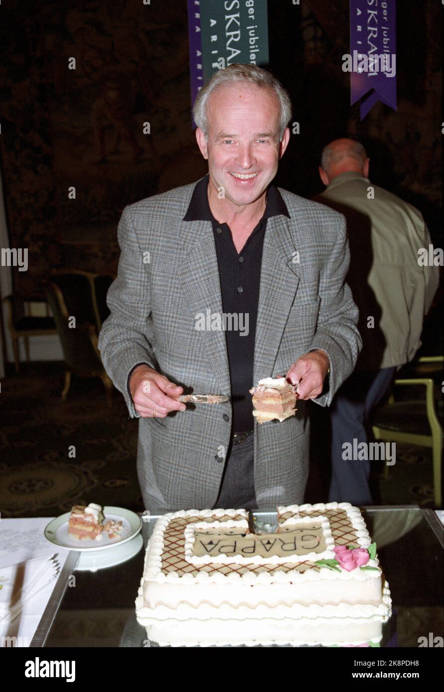 Oslo Sept. 1994 Knut Skram celebrates his 30th anniversary as an opera ...