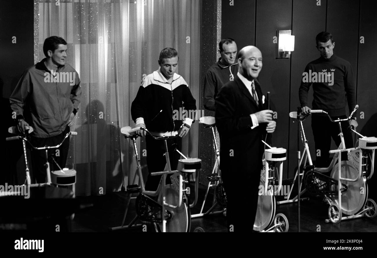 Oslo November 1966: The popular Swedish TV show "Hylands Hörna" is ...