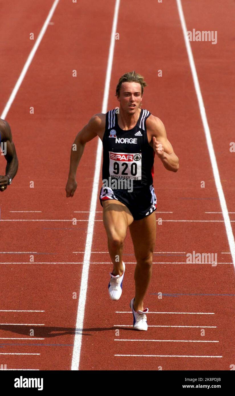Budapest, Hungary 19980818: Geir Moen in his first qualifying race of ...