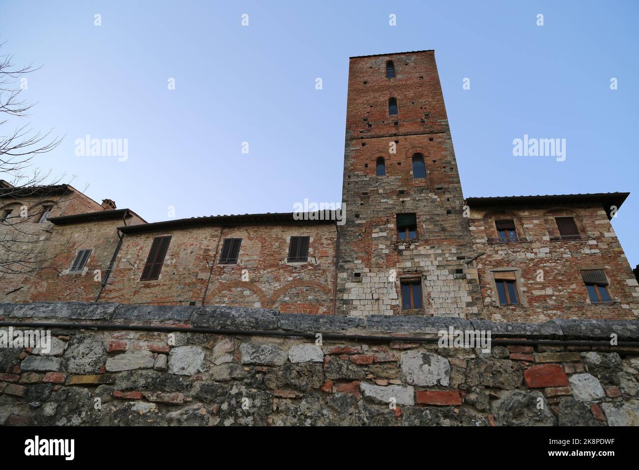 The Colle Val D'Elsa, medieval Tuscan village, Italy Stock Photo - Alamy