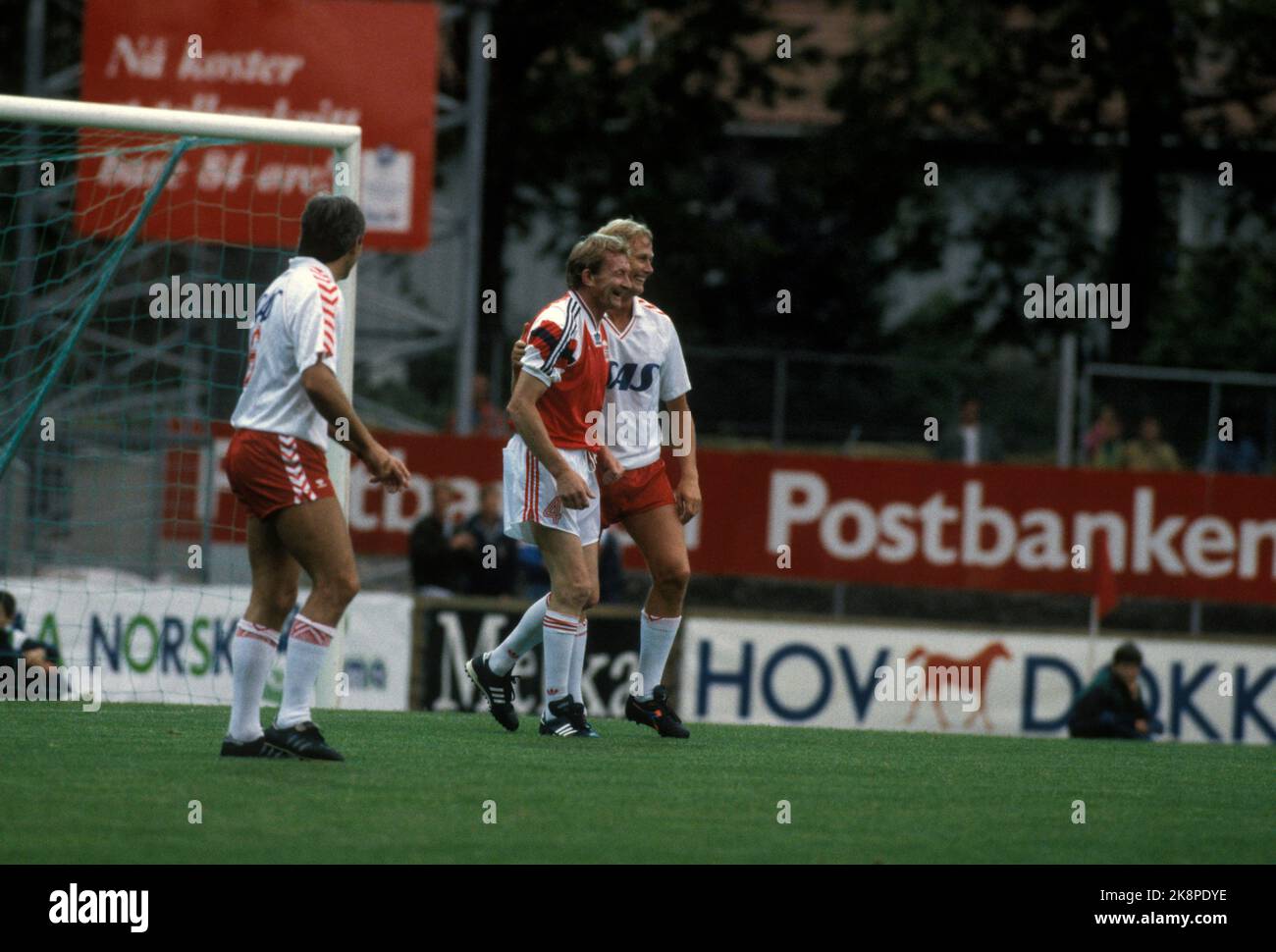 Oslo 1992. Odd Iversen in Old Boys match at Ullevål. Photo; Erik ...