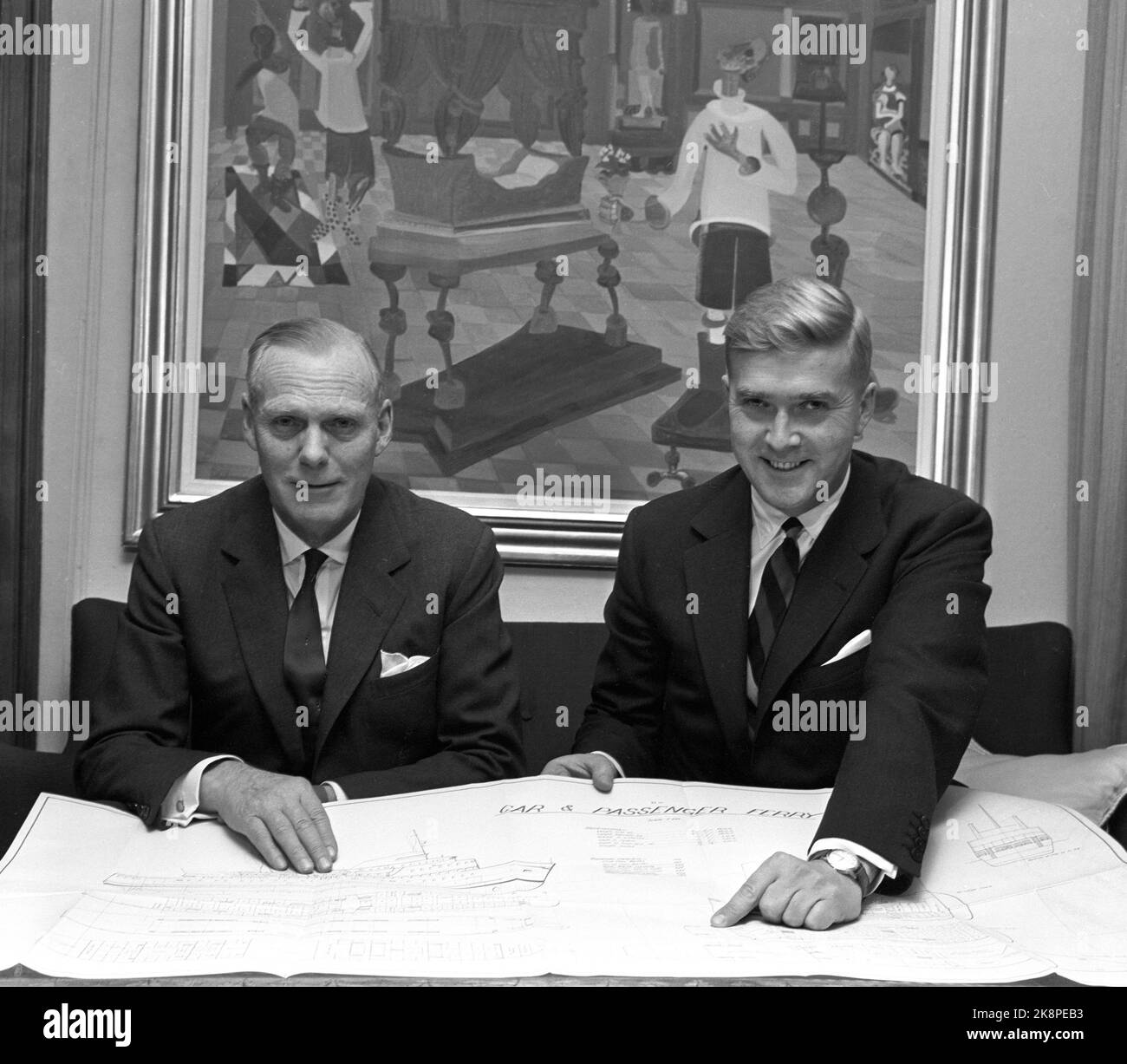 Oslo 19650121 In 1966, a new ferry connection will be established ...